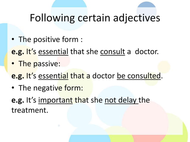 Subjunctive nominative | PPTX