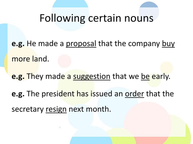 Subjunctive nominative | PPTX