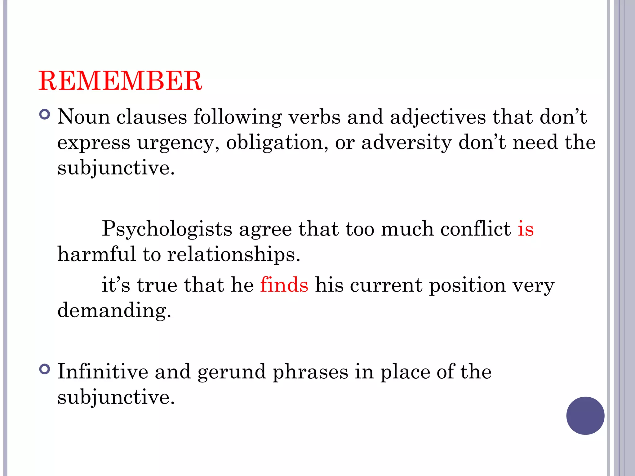 Subjunctive 3° | PPT