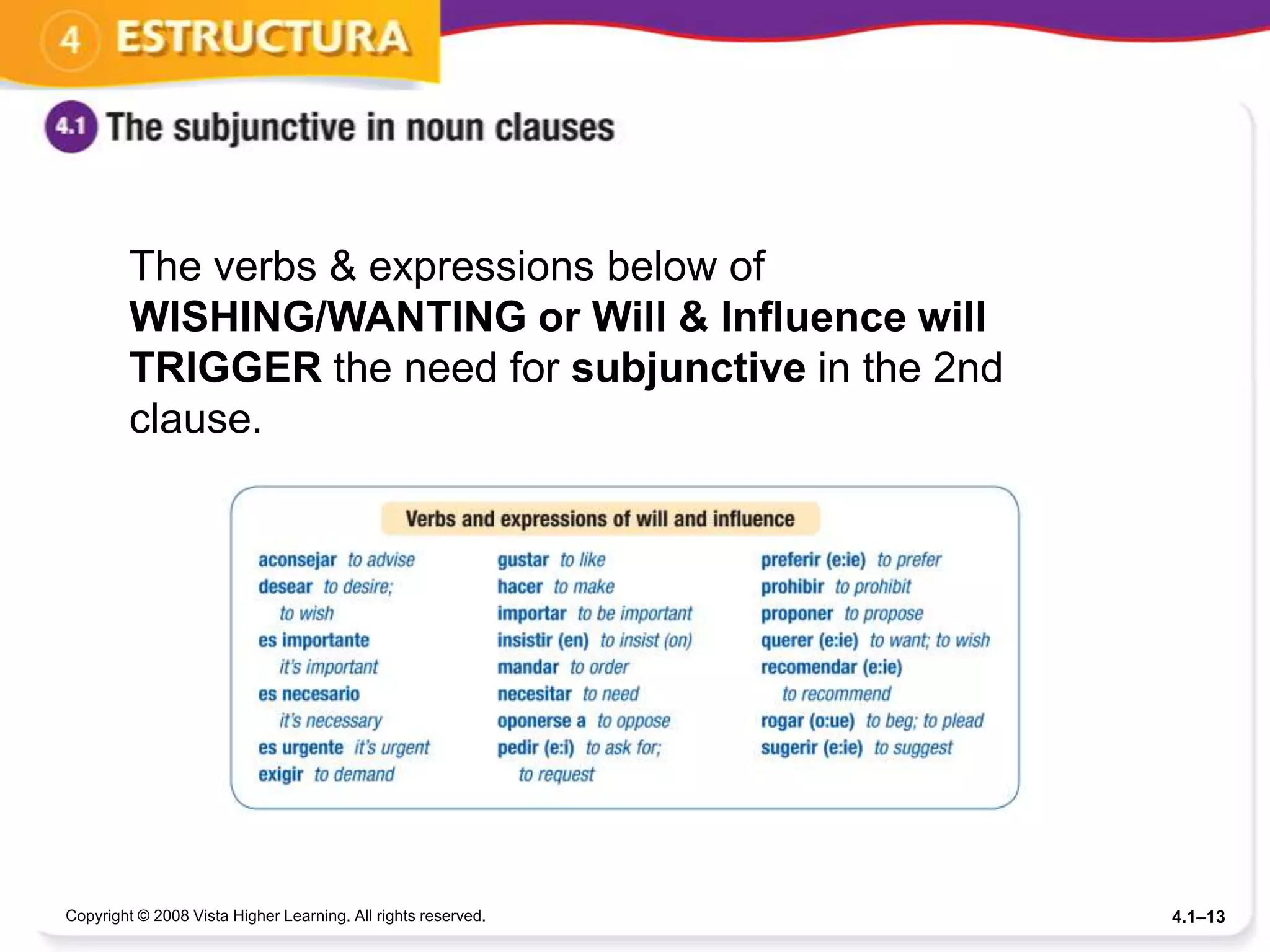 Subjunctive el subjuntivo ppt | PPTX