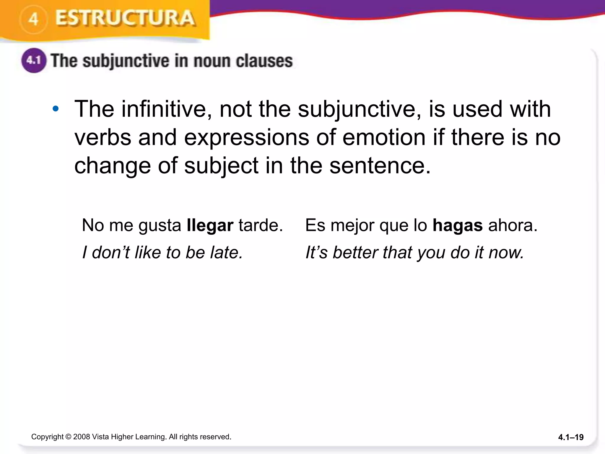 Subjunctive el subjuntivo ppt | PPTX