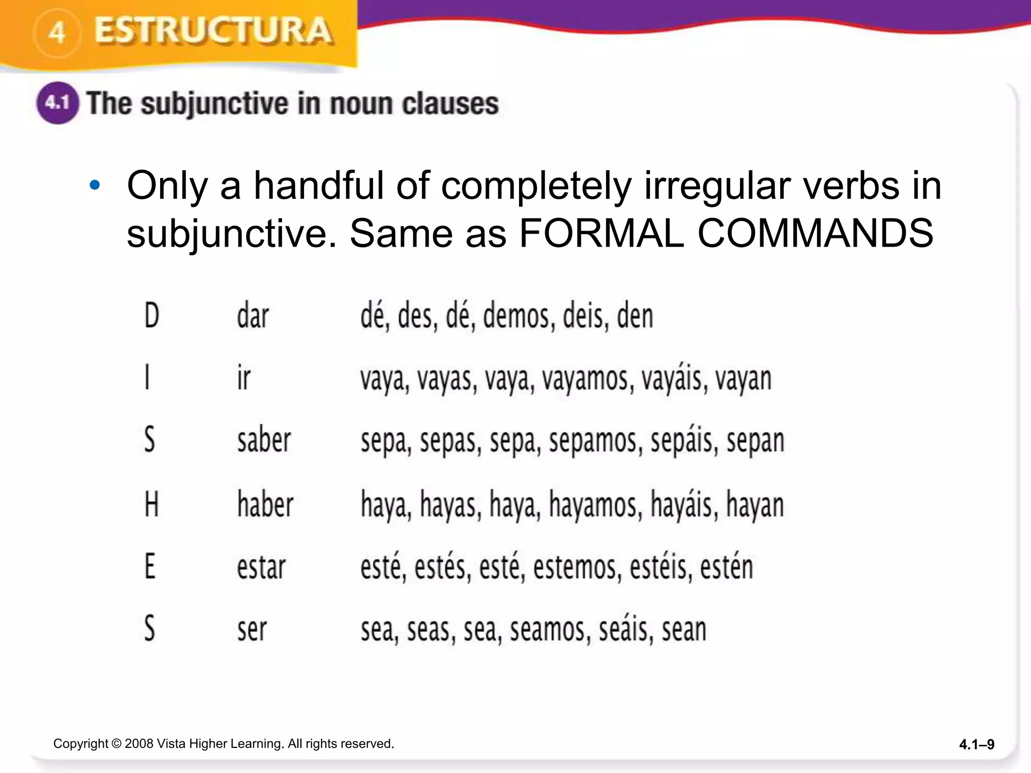 Subjunctive el subjuntivo ppt | PPTX | Law