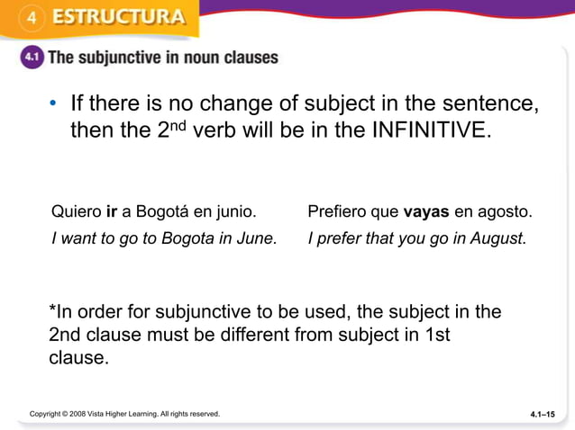 Subjunctive el subjuntivo ppt | PPTX | Law
