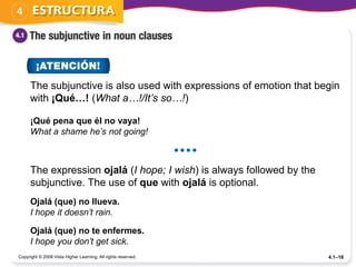 Subjunctive el subjuntivo ppt | PPTX
