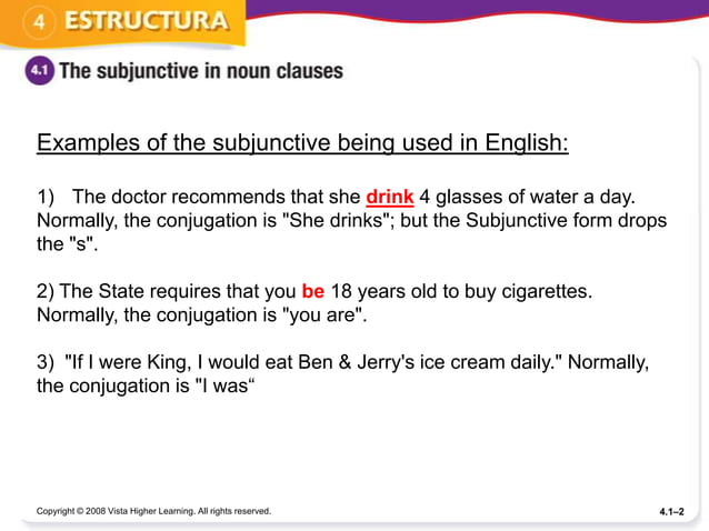 Subjunctive el subjuntivo ppt | PPTX | Law