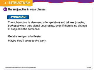 Subjunctive el subjuntivo ppt | PPTX