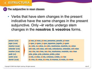 Subjunctive el subjuntivo ppt | PPTX