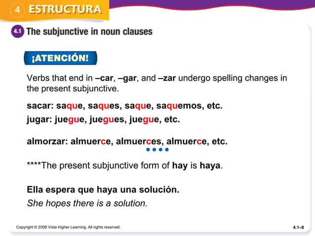 Subjunctive el subjuntivo ppt | PPT