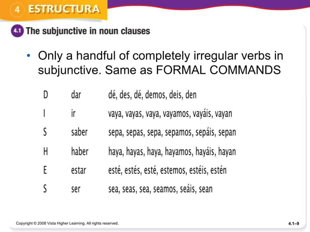 Subjunctive el subjuntivo ppt | PPTX | Law