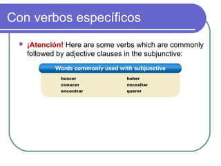 Subjunctive in adjective clauses1 | PPT