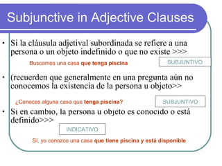 Subjunctive in adjective clauses1 | PPT