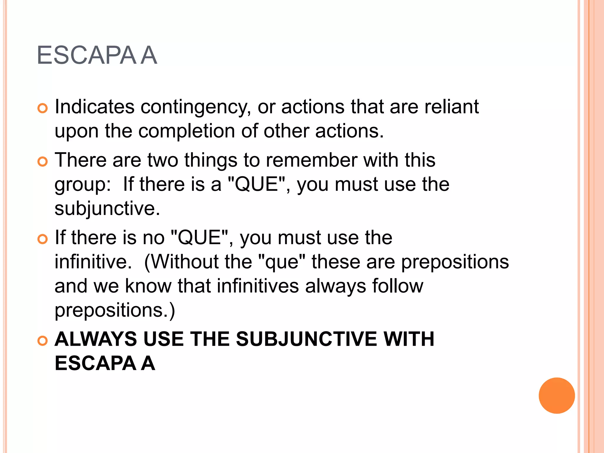 Subjunctive with adverbial clauses | PPTX