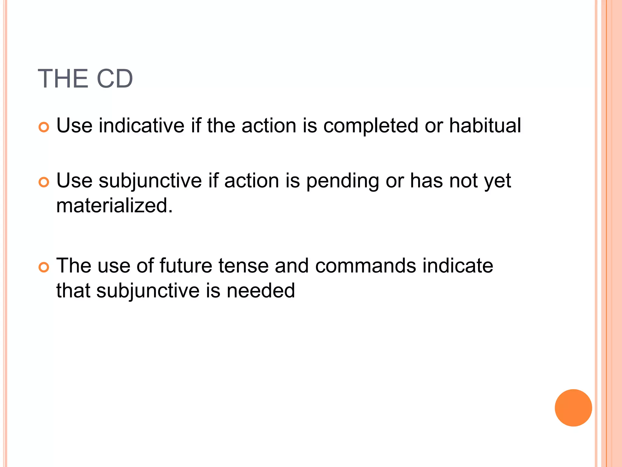 Subjunctive with adverbial clauses | PPTX