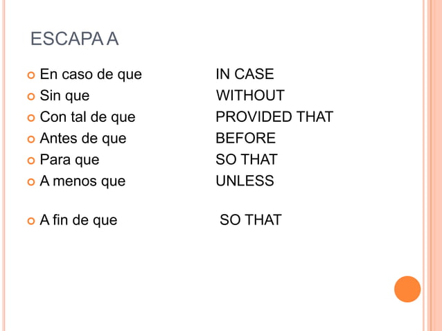 Subjunctive with adverbial clauses | PPTX