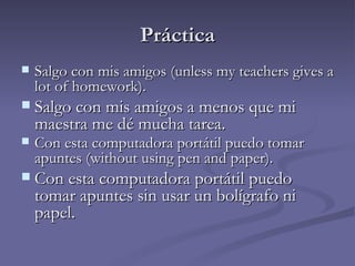 Subjunctive with Conjunctions | PPT