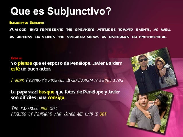 Subjunctive with Doubt & Denial | PPT