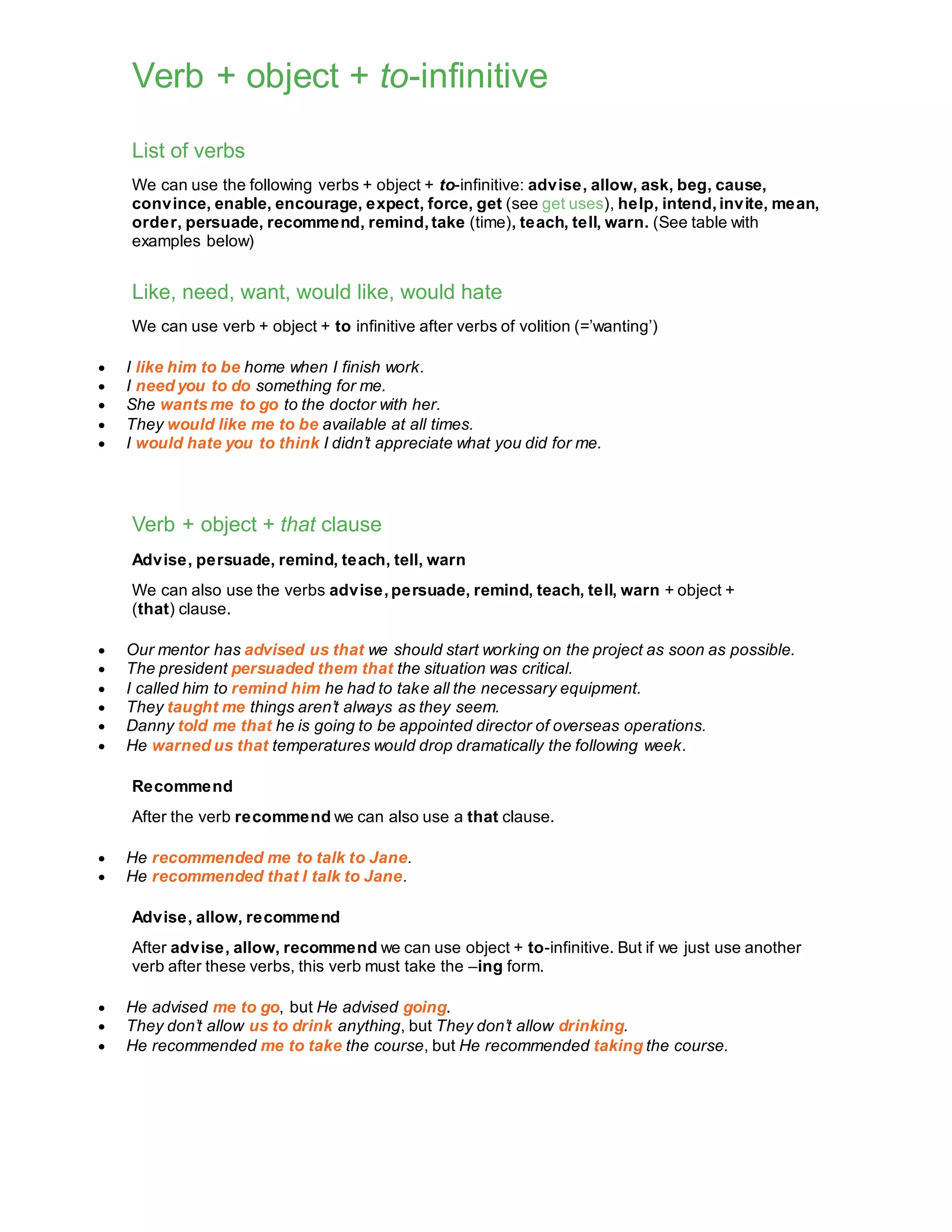 Subjunctivo 4 | DOCX