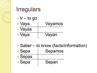 Subjunctive - Spanish II | PPTX