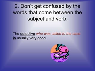 SUBJECTVERBAGREEMENT RULES PRESENTATION.ppt