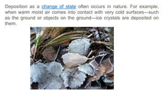 Sublimation Examples In Nature