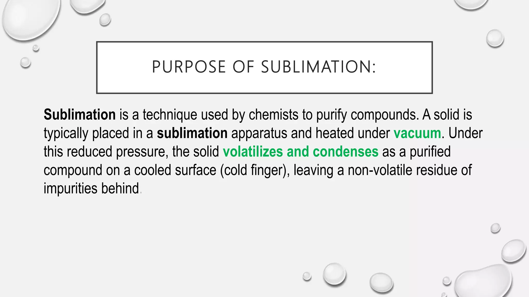 Sublimation by Waqas Siddiqe | PPTX