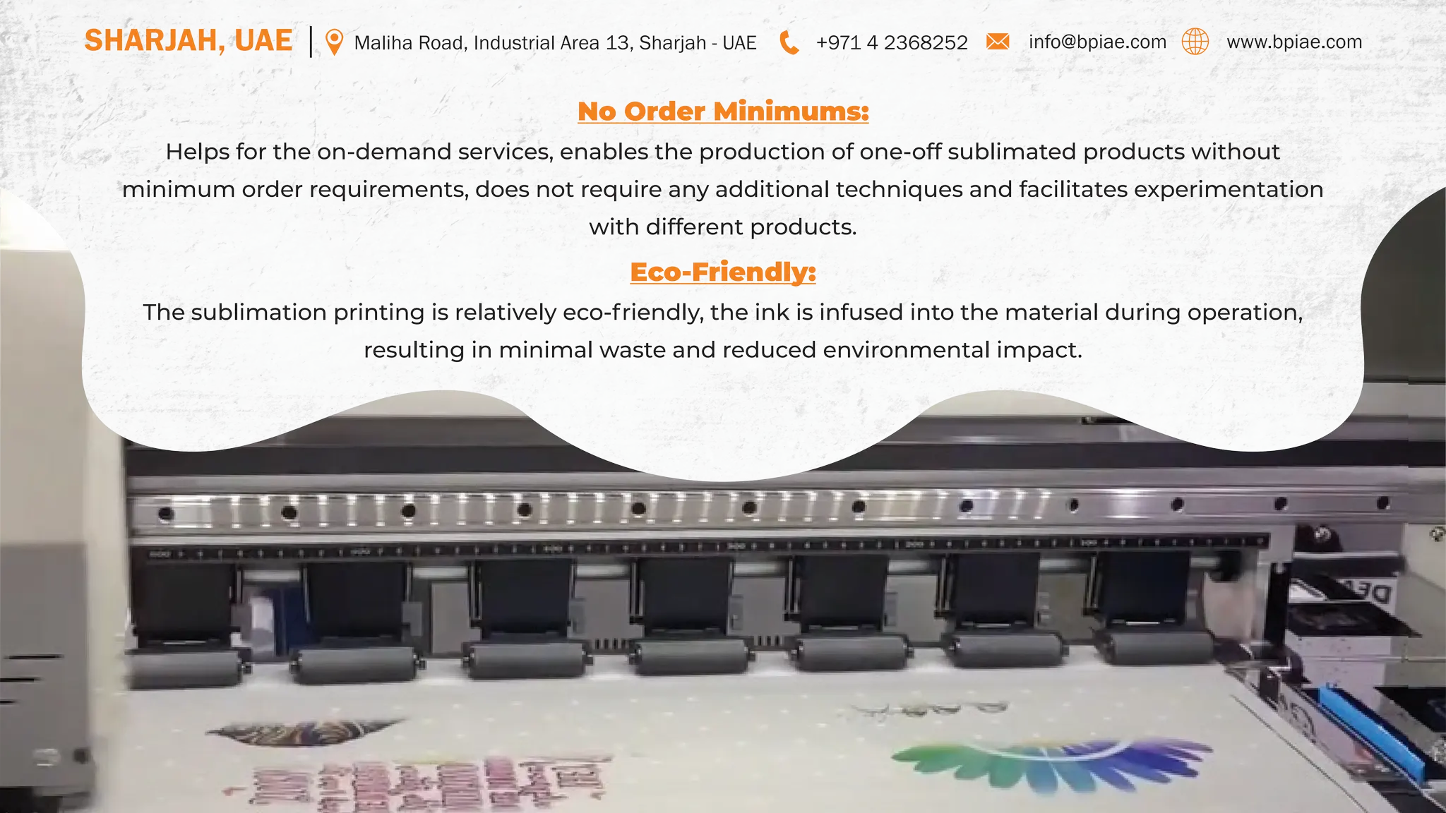 The Sublimation Printer Creates The Vivid Output On The Material ...