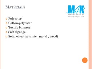Sublimation printing itex cairo presentation | PDF