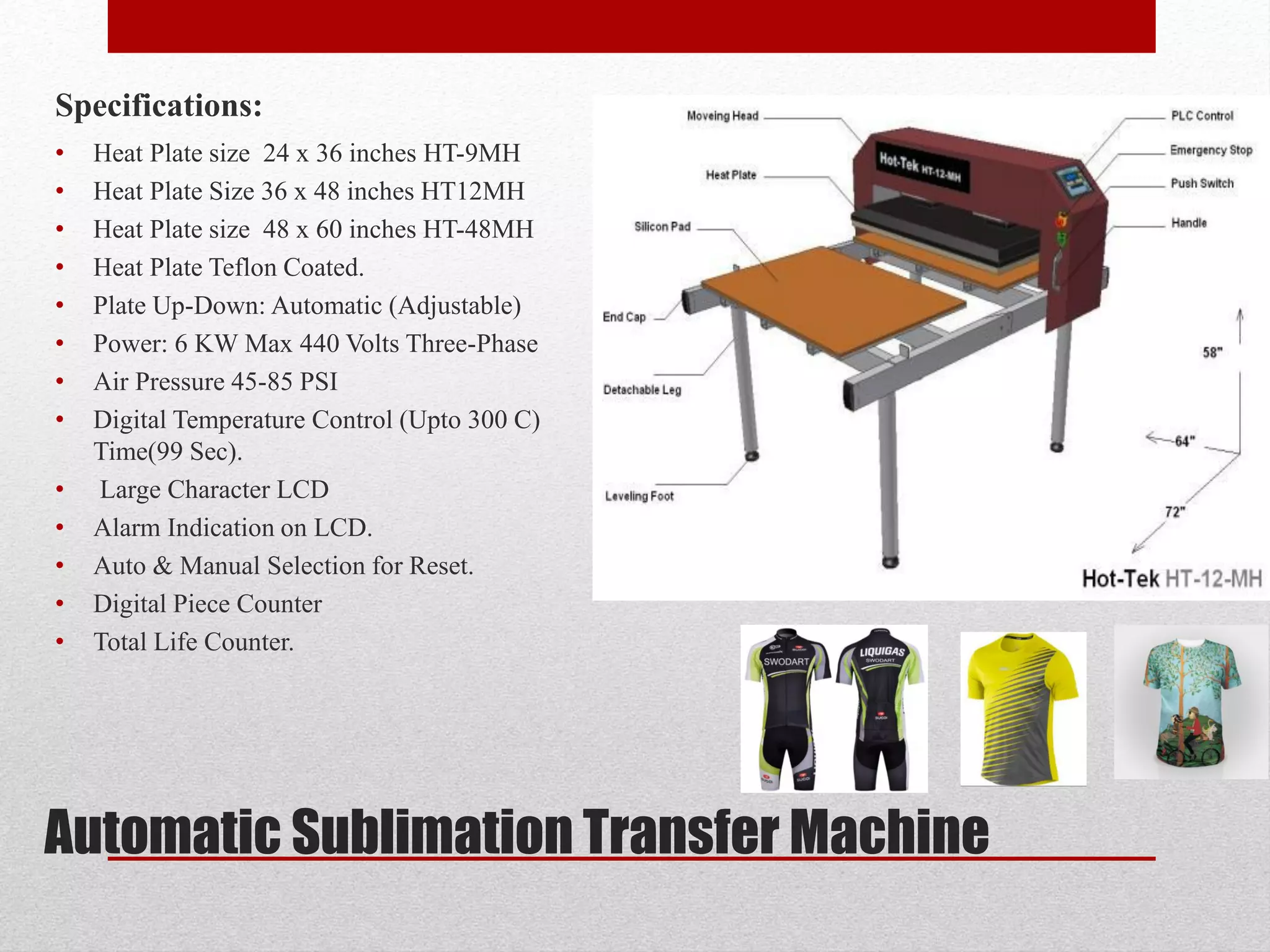 Sublimation transfer press 2015 | PDF