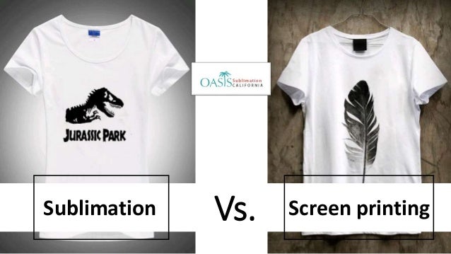 Sublimation Vs Screen Printing