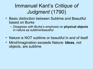 Sublime, Beautiful, and Picturesque | PPT