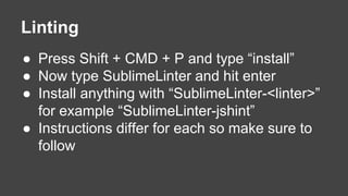 Sublime text | PPTX