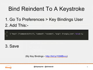 Sublime Text 2 Tips & Tricks | PPTX