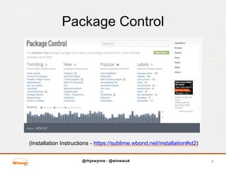 Sublime Text 2 Tips & Tricks | PPTX