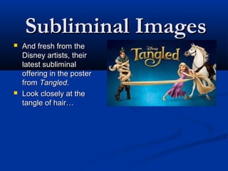 Tangled Movie Cover Hidden Message