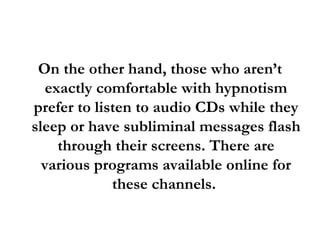 Subliminal Mind Power: Secret Key To Success | PPT