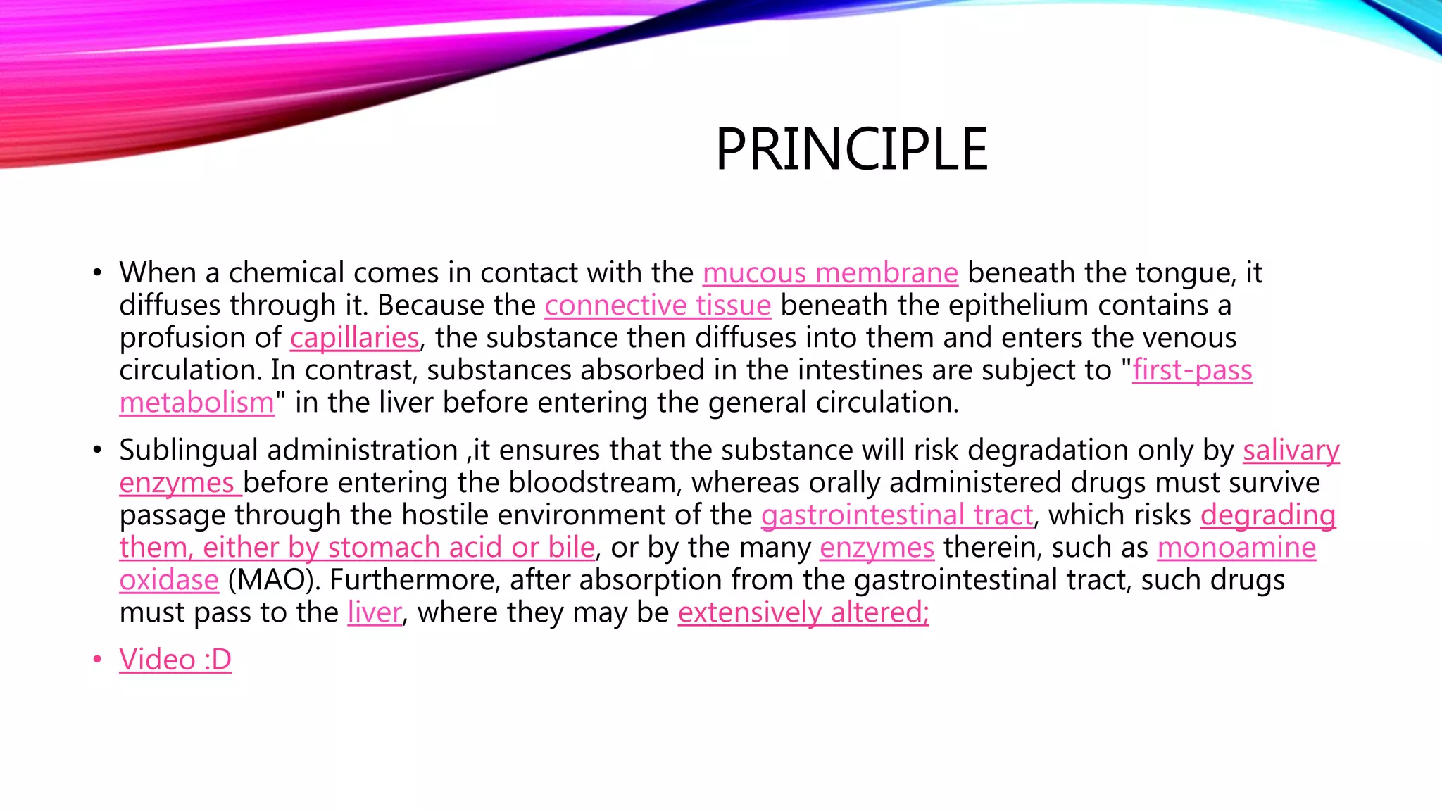 Sublingual tablets | PPTX