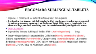 Sublingual tablets | PPTX | Chemistry | Science