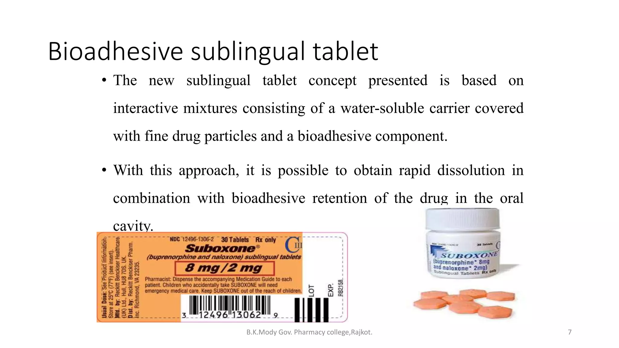 Sublingual drug delivery | PPTX