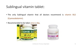 Sublingual drug delivery | PPTX