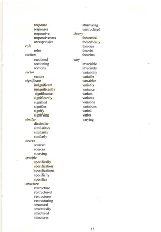 Academic Word List - Sublist 1 | PDF