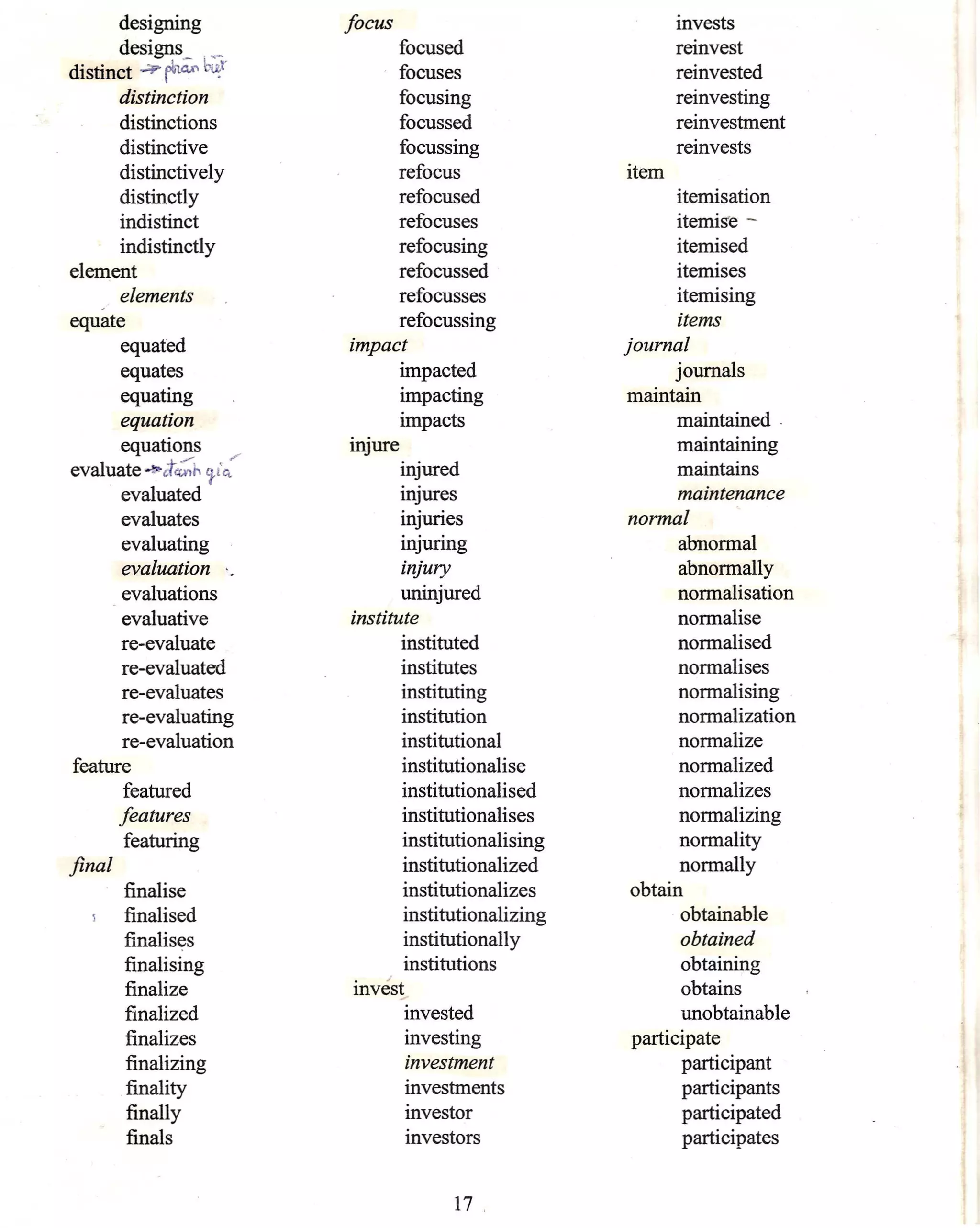 Academic Word List - Sublist 2 | PDF