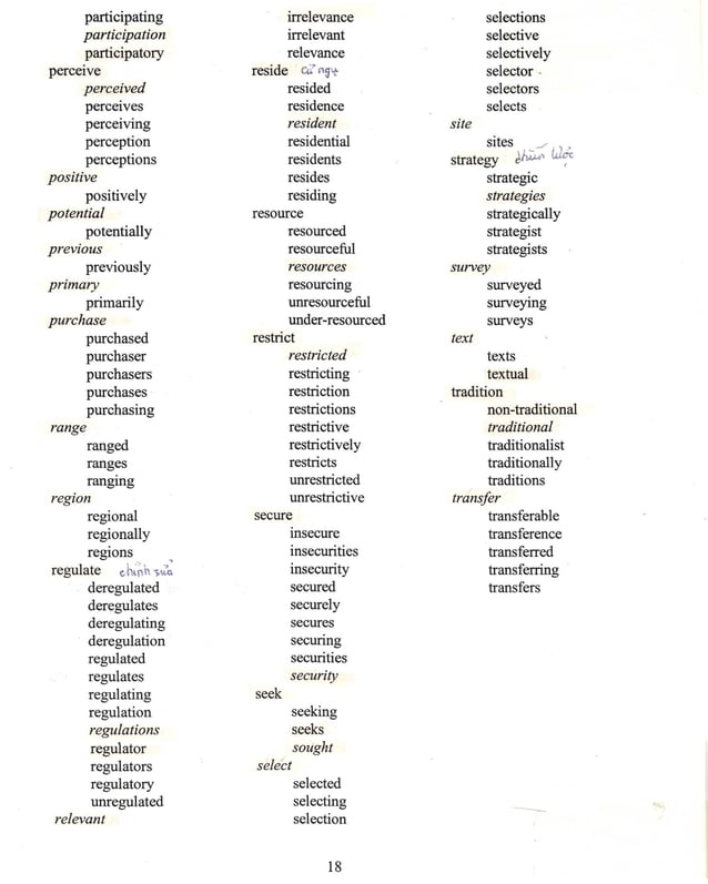Academic Word List - Sublist 2 | PDF