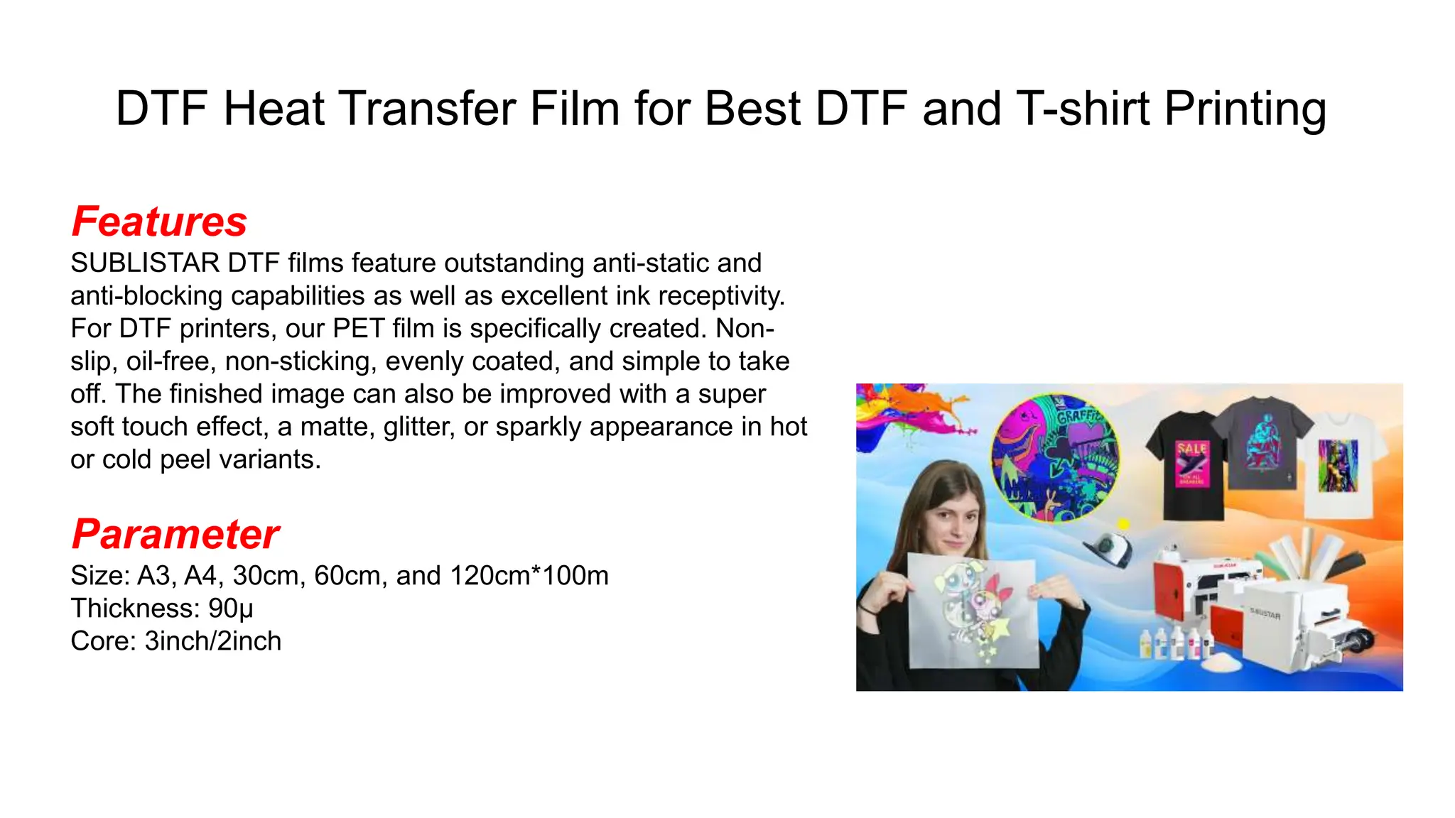 Sublistar Dtf Heat Transfer Film Pptx