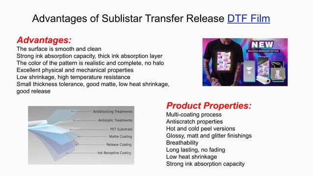 Sublistar Dtf Heat Transfer Film Pptx