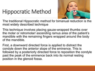 Subluxation and dislocation of temporo mandibular joint | PPTX