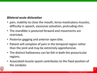 Subluxation and dislocation of temporomandibular joint | PPTX