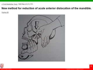 Subluxation and dislocation of temporomandibular joint | PPTX