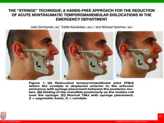 Temporomandibular Joint Dislocation