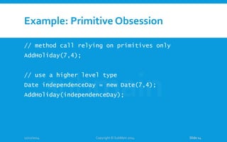 Webcast: Identify and Correct Common Code Smells | PPT