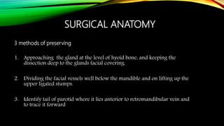 Submandibular gland excision | PPTX